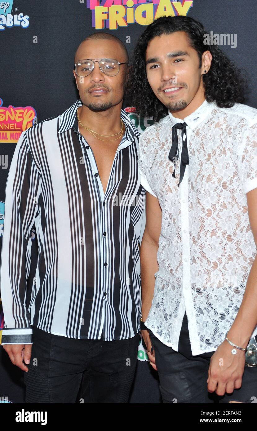 L-R: Actors Terrance Spencer and Anthony Lee Medina attend the red ...