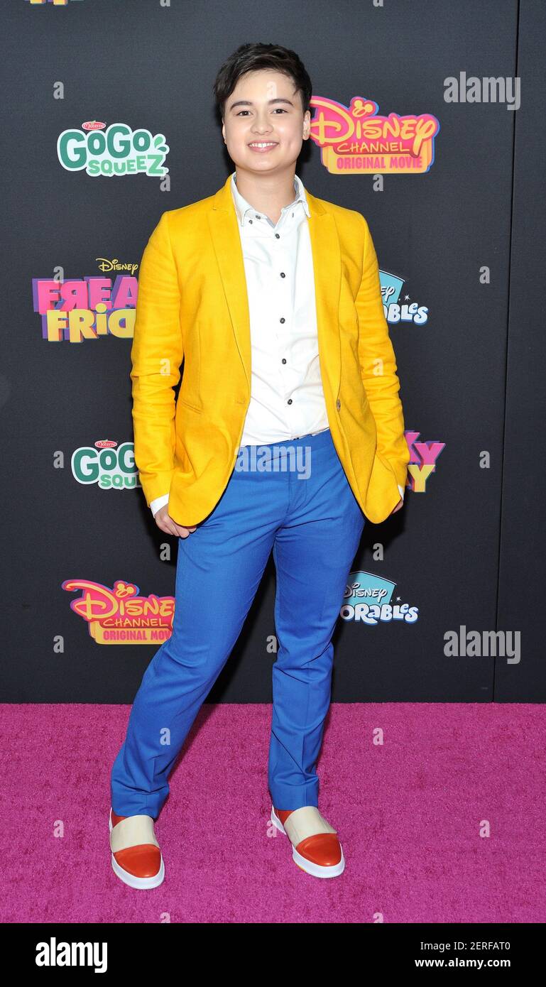 Actor Marlowe Percival attends the red carpet premiere of Freaky Friday ...