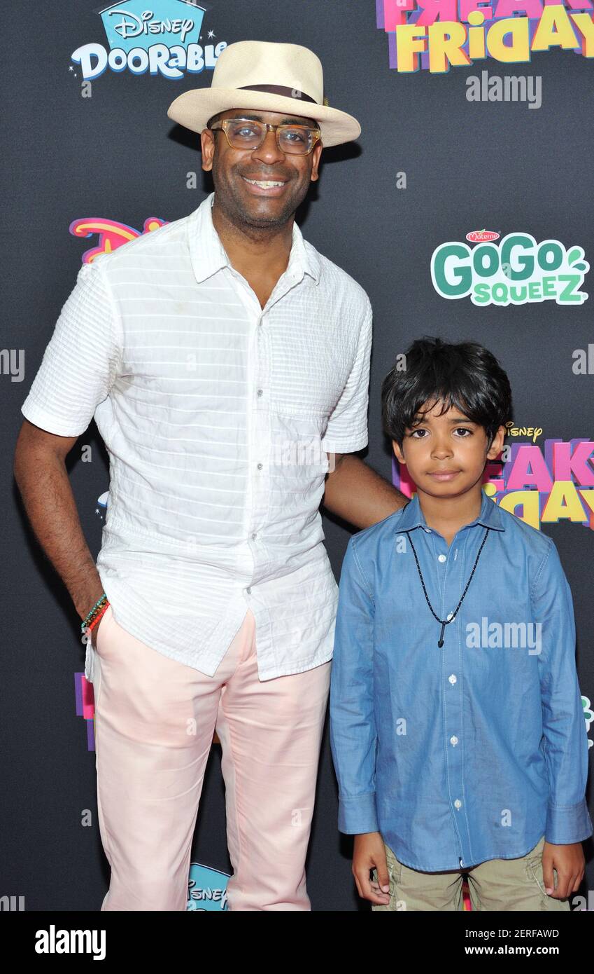 Actor Daniel Breaker (L) attends the red carpet premiere of Freaky ...