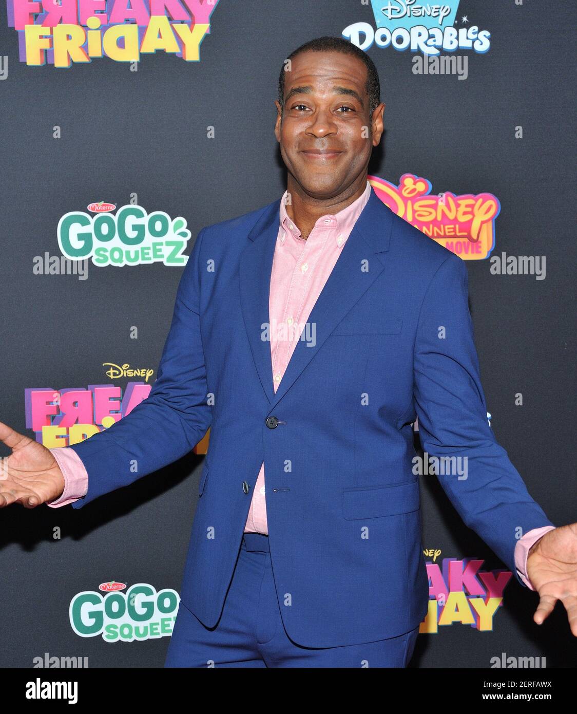 Actor Alex Desert attends the red carpet premiere of Freaky Friday at ...