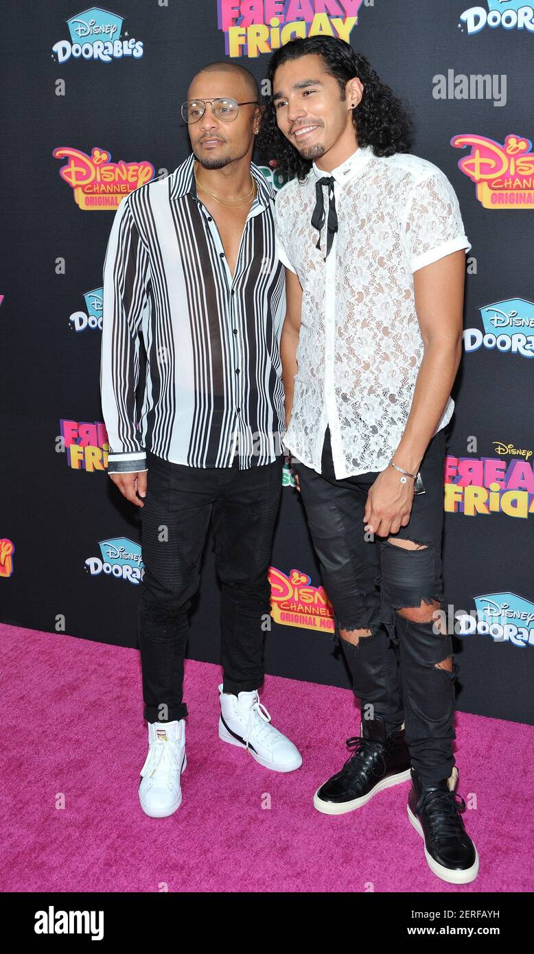 L-R: Actors Terrance Spencer and Anthony Lee Medina attend the red ...