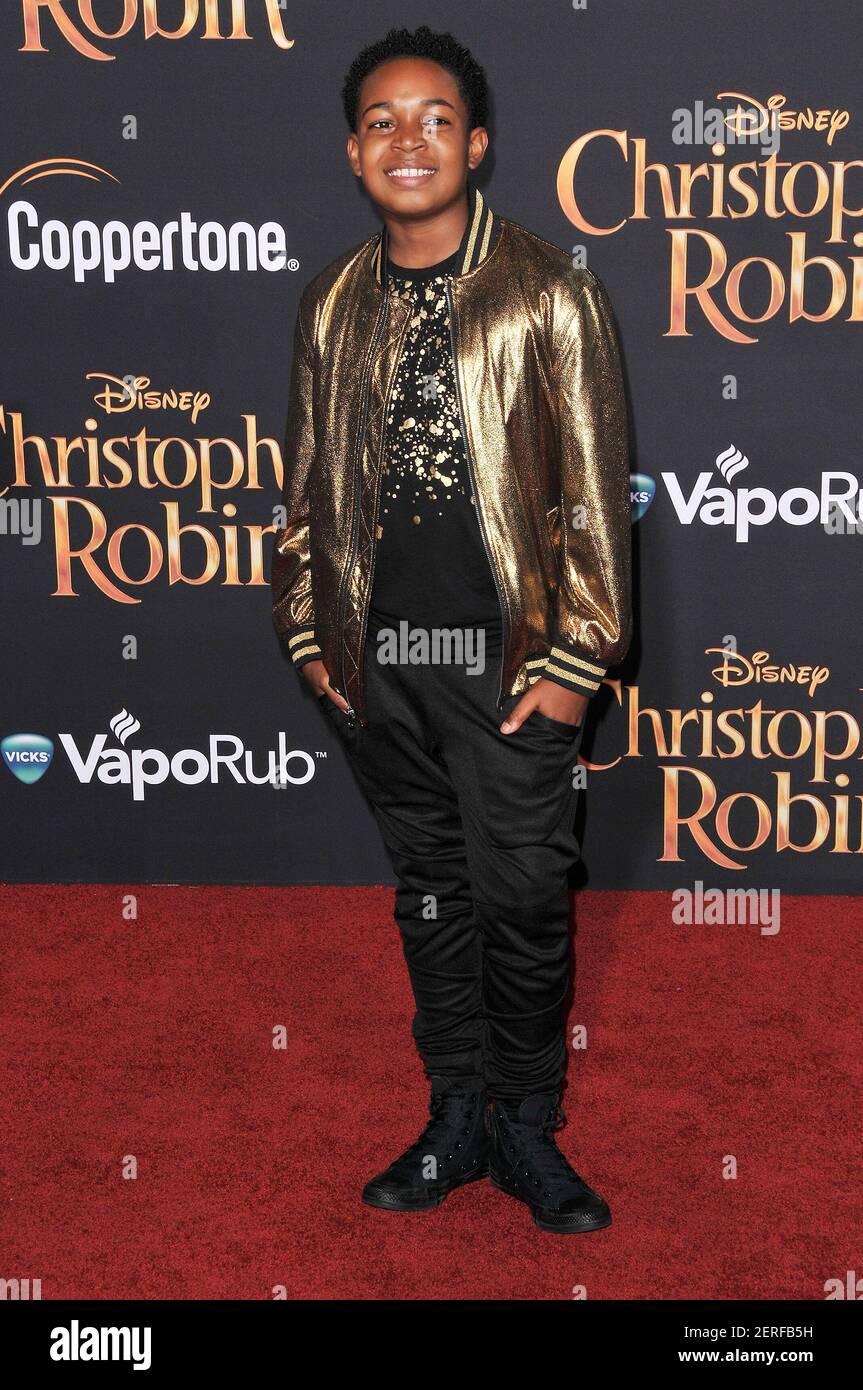 Isaac Brown arrives at the Disney’s “Christopher Robin" Los Angeles ...
