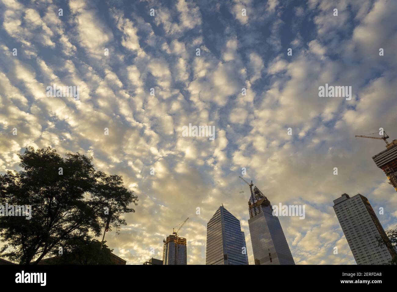 The Hudson Yards development on the west side of Manhattan in New York ...