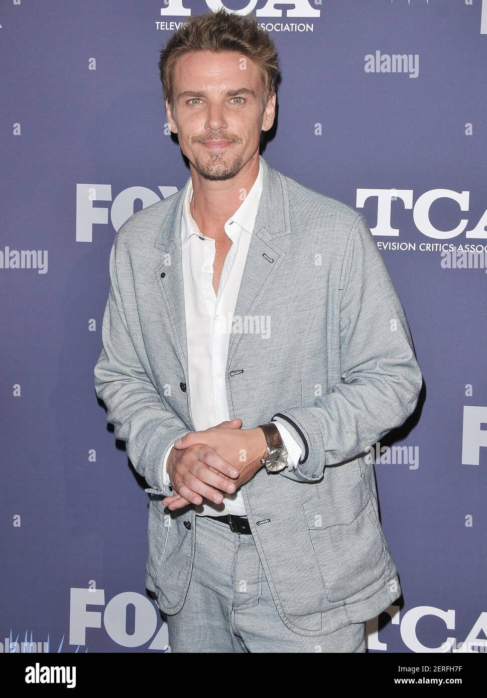 Riley Smith arrives at the FOX Summer TCA 2018 All-Star Party held at ...