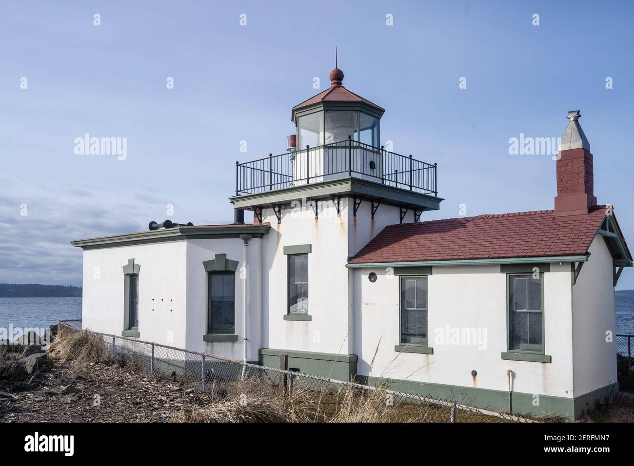 West Point Light is an active aid to navigation on Seattle, Washington ...