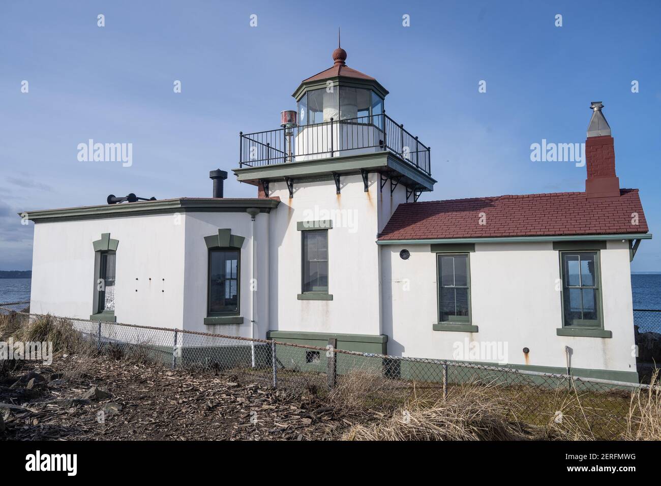 West Point Light is an active aid to navigation on Seattle, Washington ...