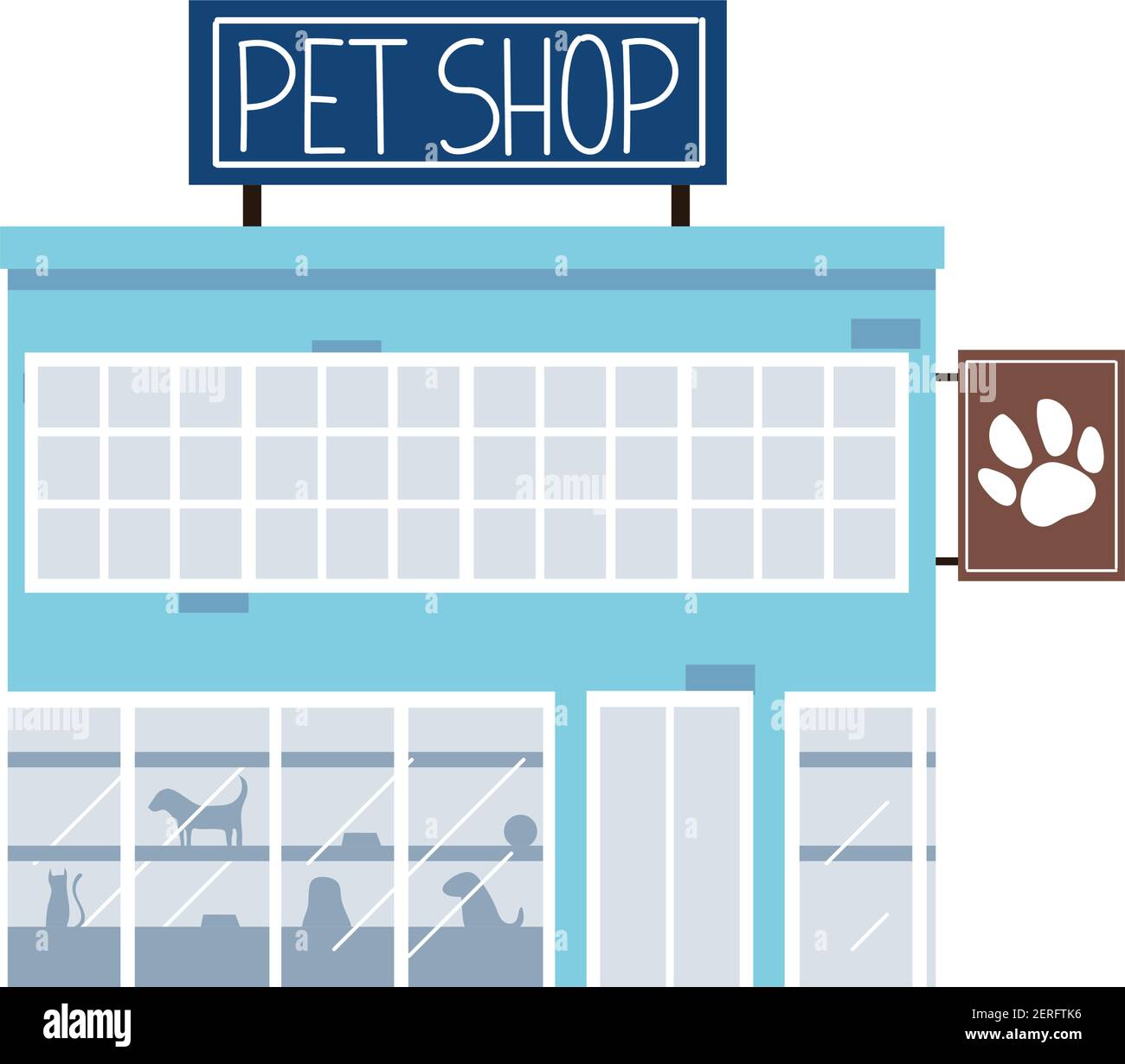 urban building pet shop facade Stock Vector Image & Art - Alamy