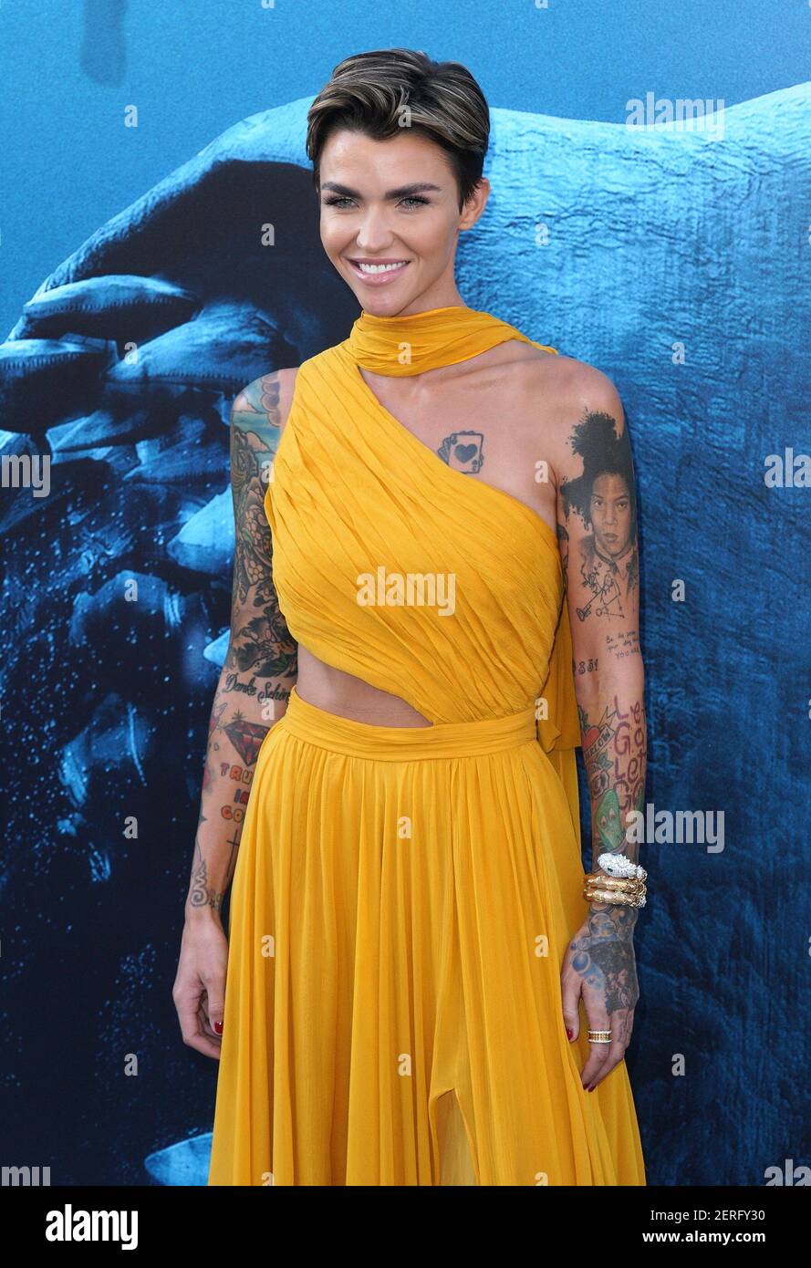 Ruby Rose at Warner Bros. Pictures Los Angeles Premiere Of 'The Meg ...