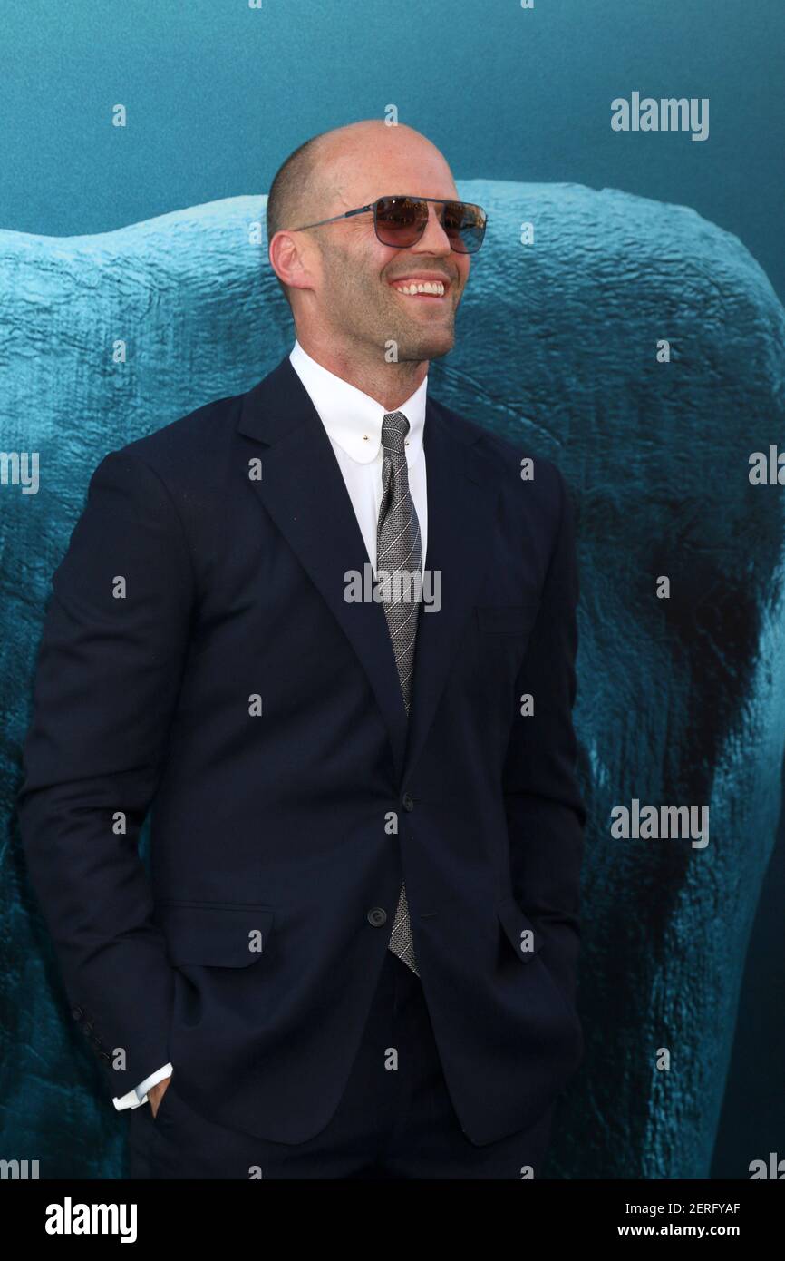 Jason Statham at the "The Meg" Premiere on the TCL Chinese Theater IMAX ...