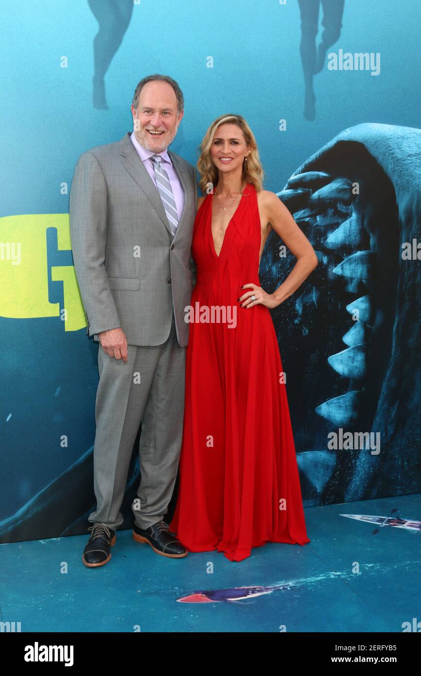 Jon Turtletaub, Amy Eldon at the "The Meg" Premiere on the TCL Chinese ...