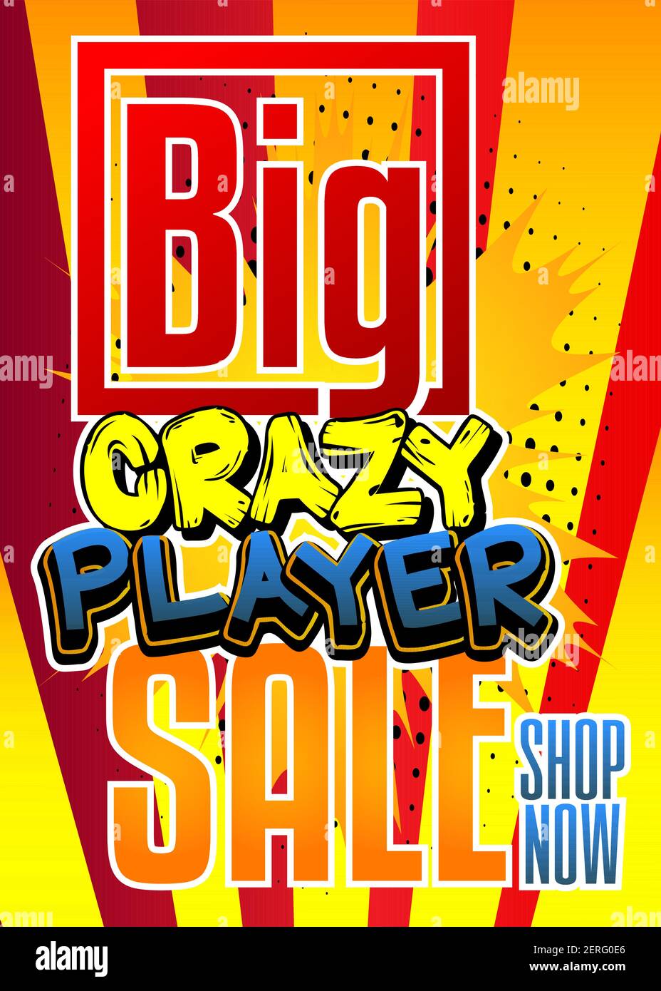 Pc or Console gaming sale, Gamer related Special Offer. Comic book ...