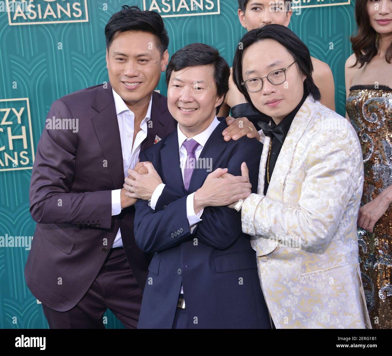 (L-R) Jon M. Chu, Ken Jeong and Jimmy O'Yang at the “Crazy Rich Asians ...