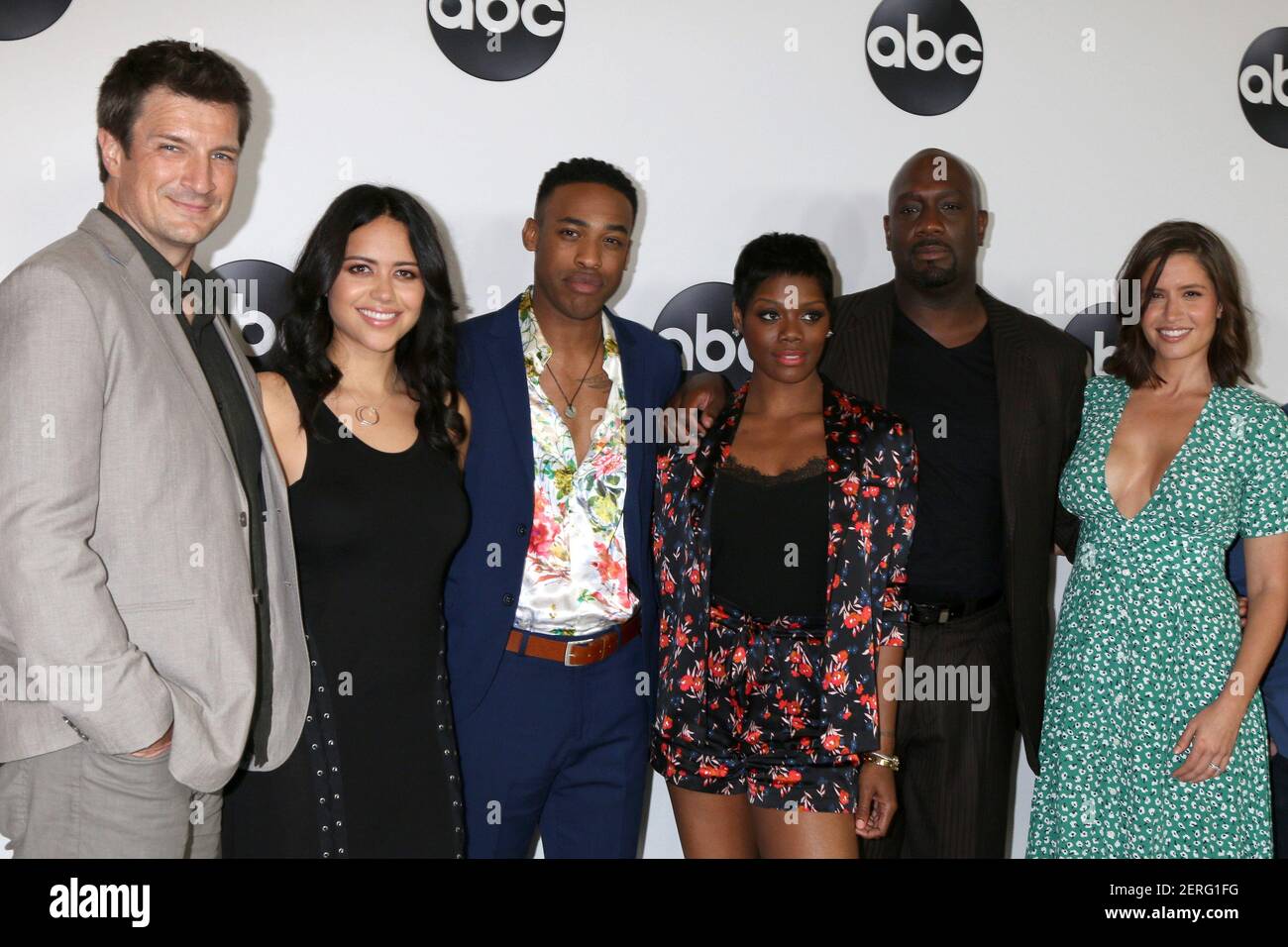 Nathan Fillion, Alyssa Diaz, Titus Makin Jr, Afton Williamson, Richard ...