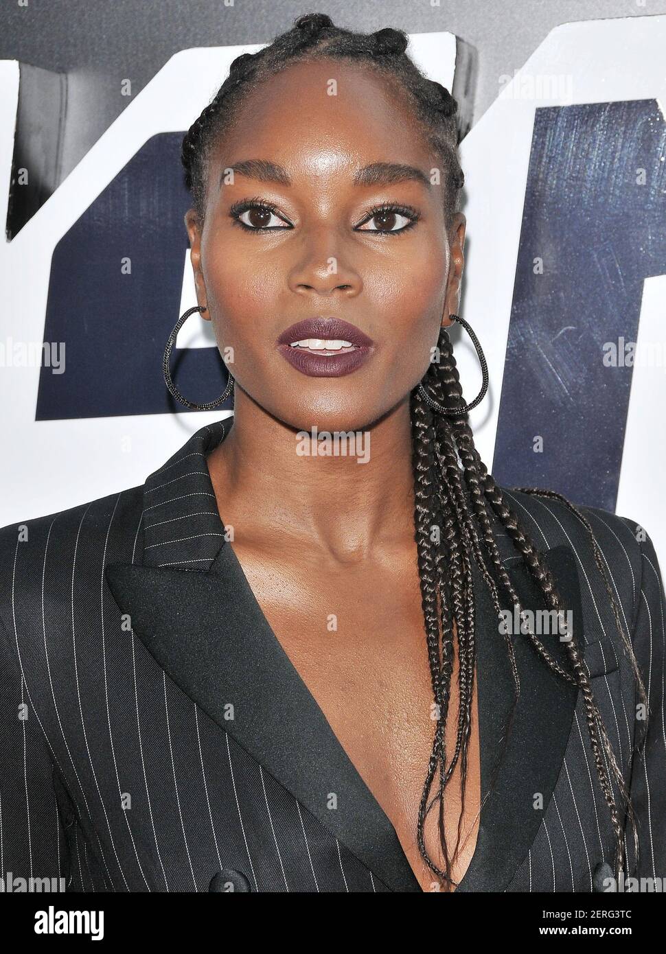 Damaris Lewis arrives at the “BlacKkKlansman” Los Angeles Premiere held ...