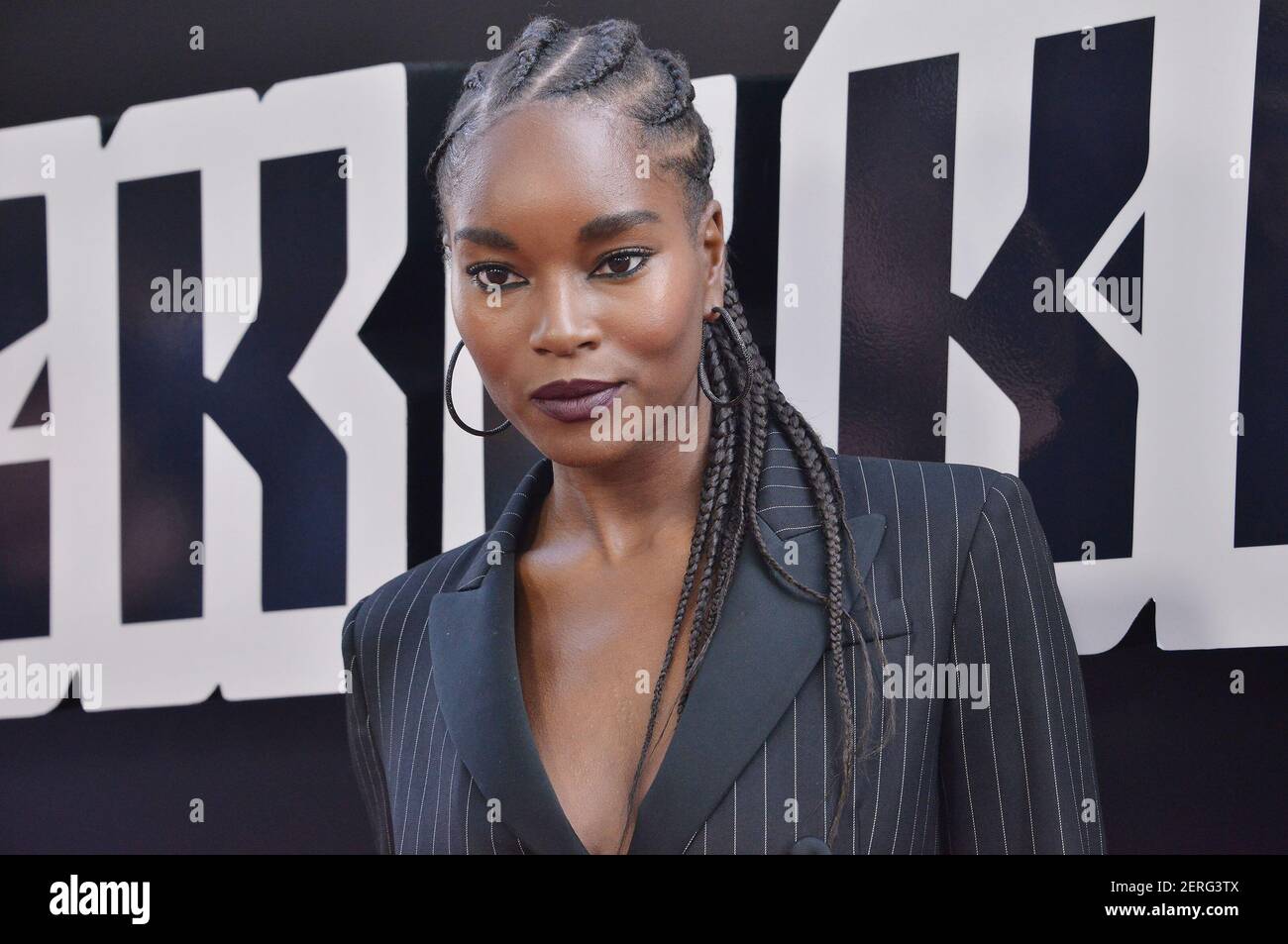 Damaris Lewis arrives at the “BlacKkKlansman” Los Angeles Premiere held ...