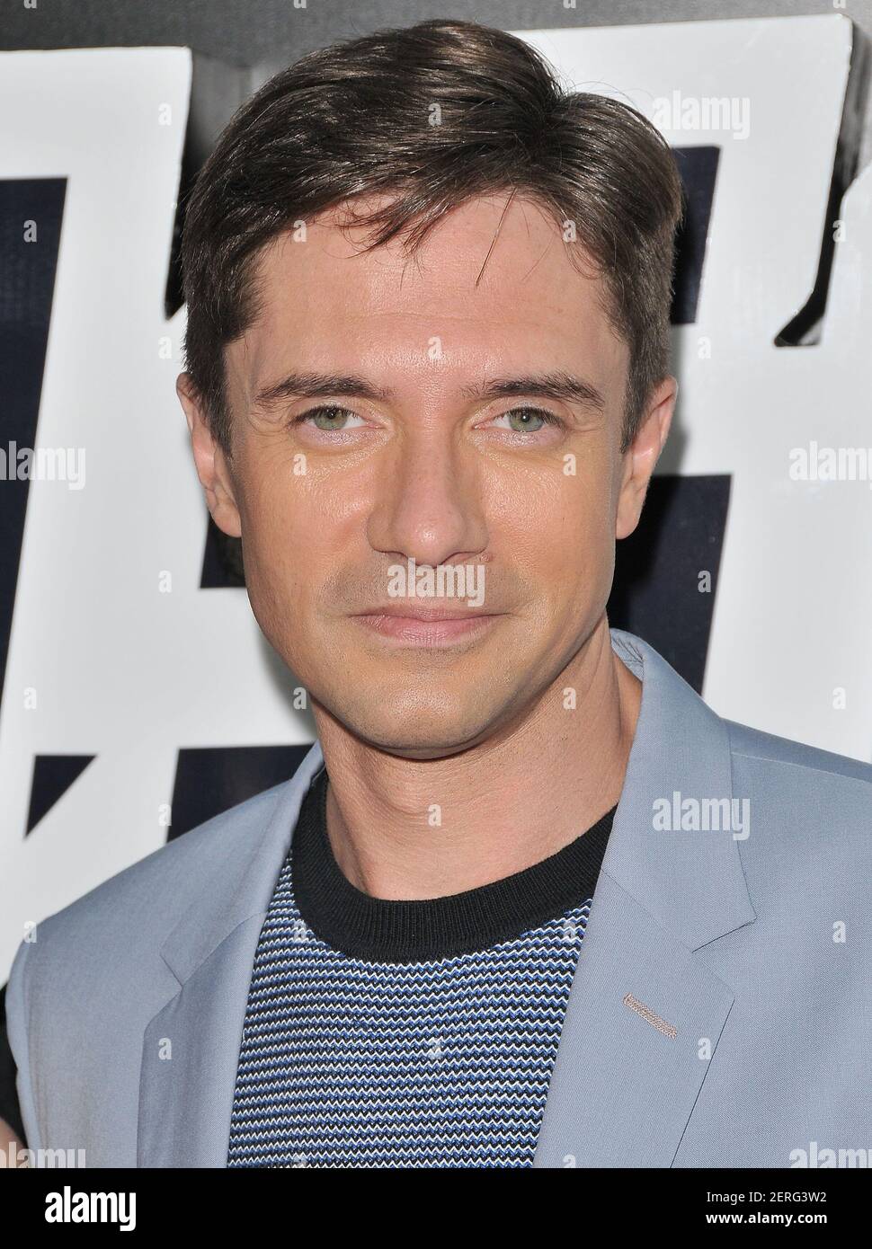 Topher Grace arrives at the “BlacKkKlansman” Los Angeles Premiere held ...