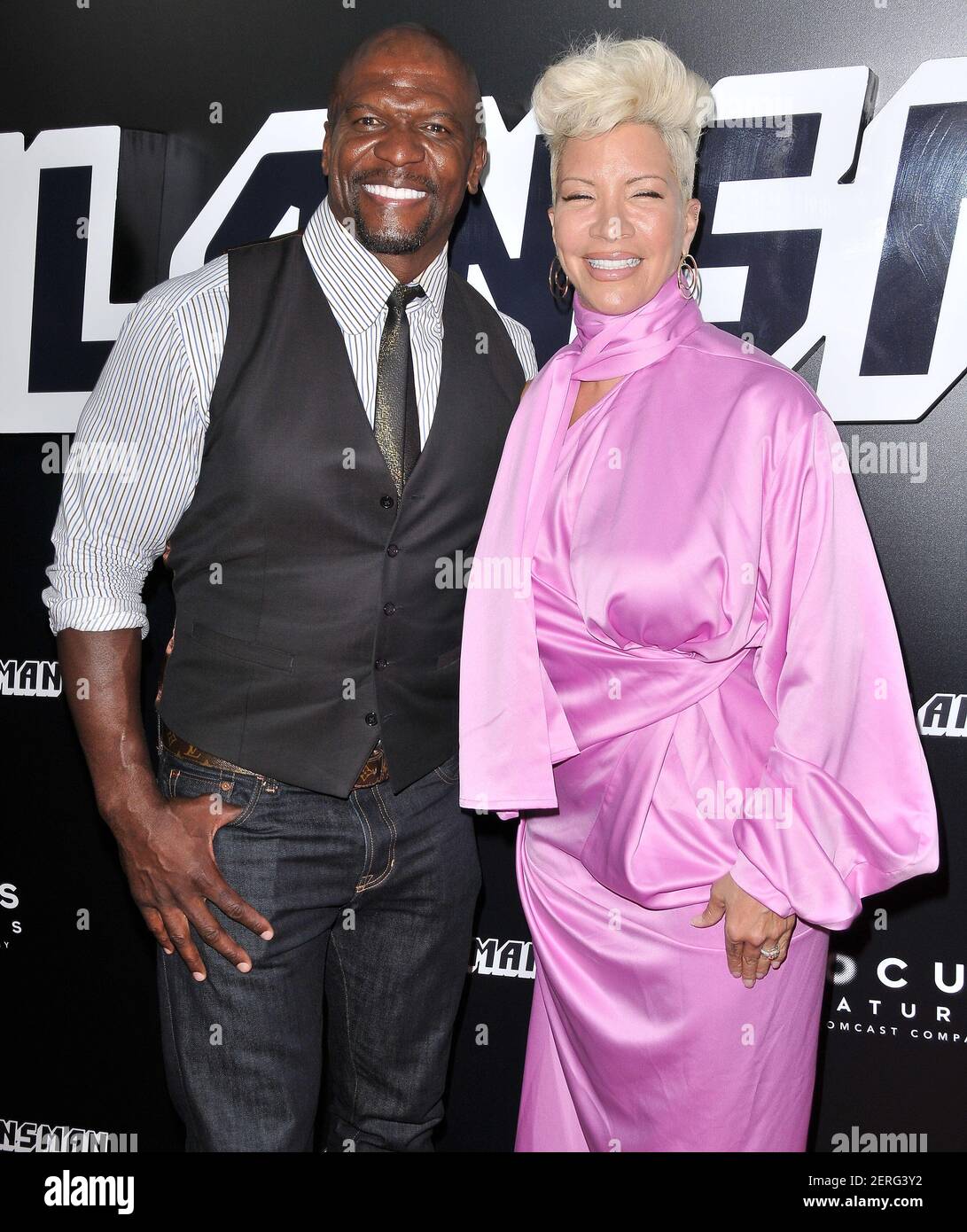 (L-R) Terry Crews and Rebecca King-Crews at the “BlacKkKlansman” Los ...