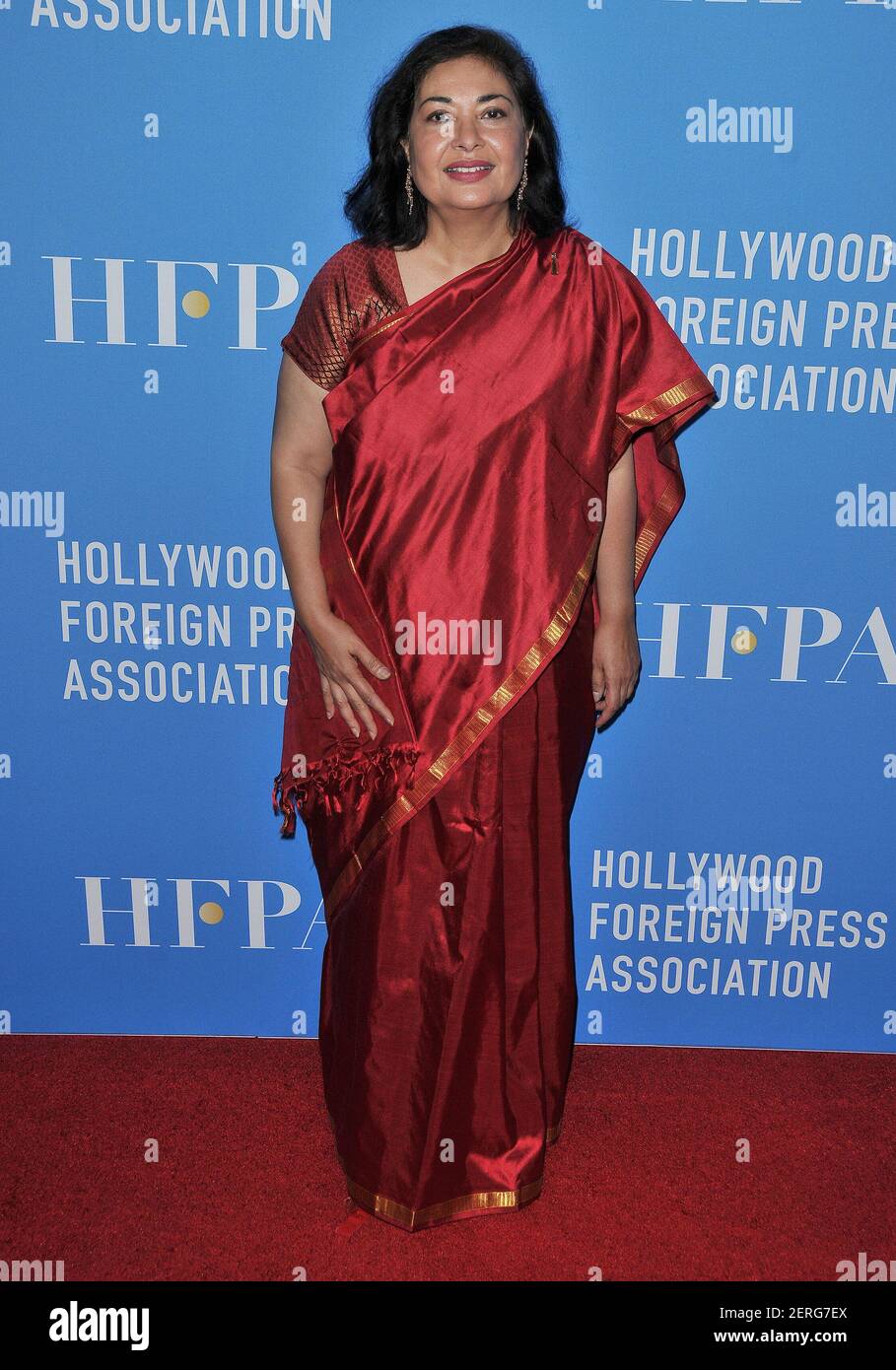 Meher Tatna arrives at the Hollywood Foreign Press Association’s Annual ...