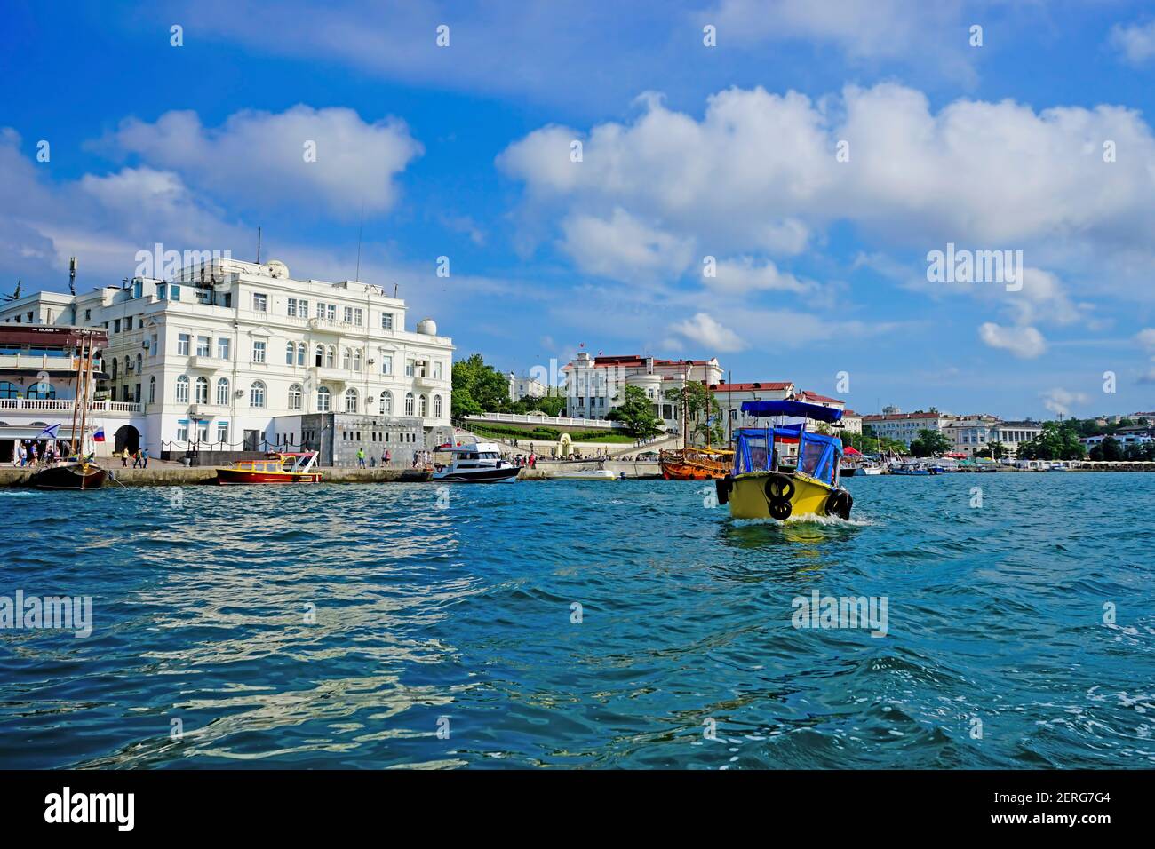Sevastopol, Crimea. Urban landscape with architecture and sights of the ...