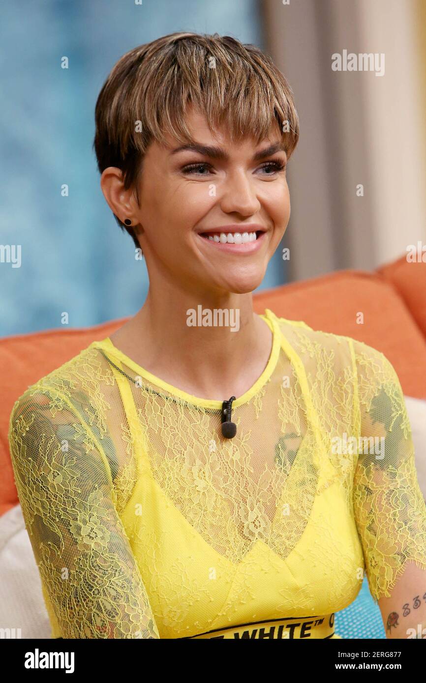 MIAMI, FL - AUGUST 10: Ruby Rose is seen on the set of 'Despierta ...