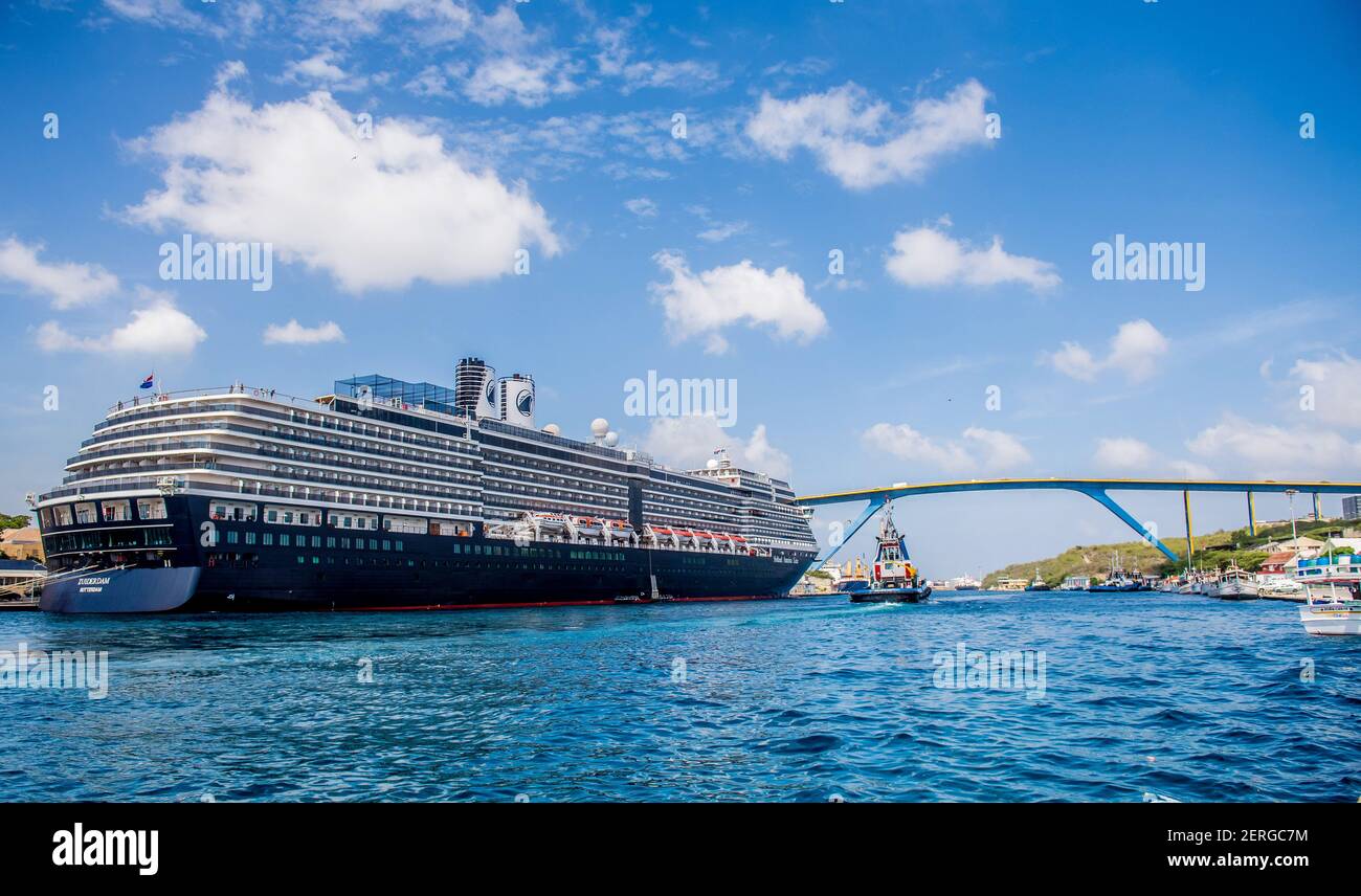 Curacao, Dutch Caribbean island life, known for the Koningin Emmabrug ...