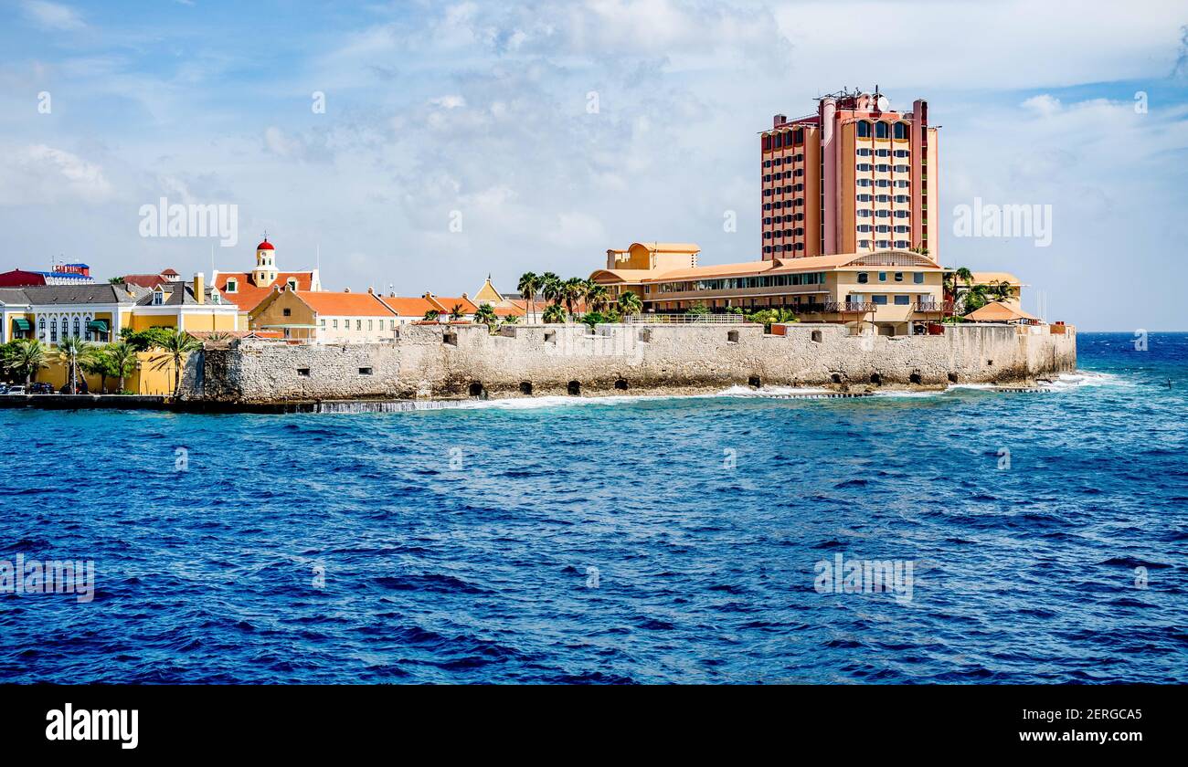 Curacao, Dutch Caribbean island life, known for the Koningin Emmabrug ...