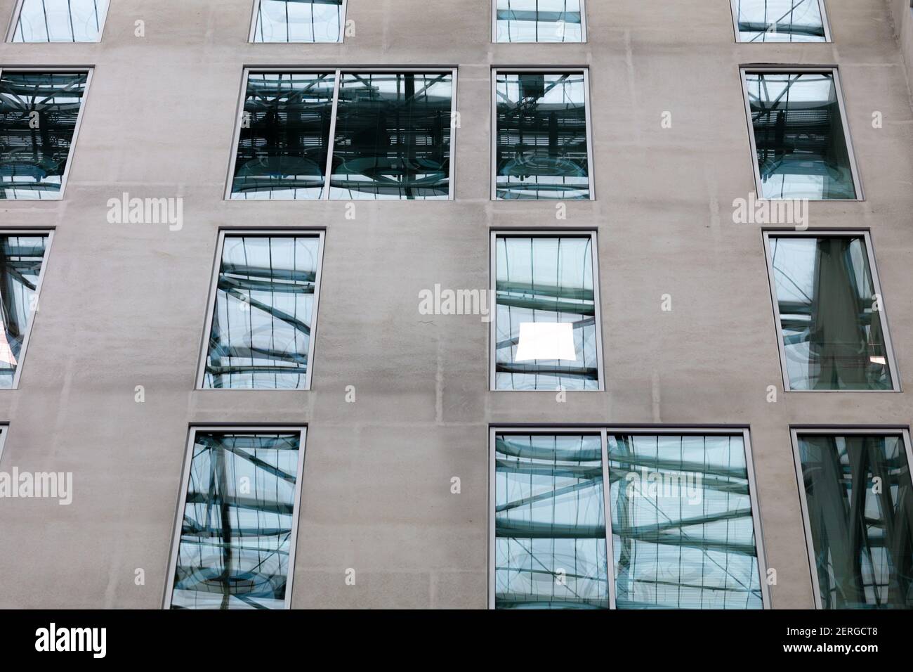 windows in a multi-storey building. Architecture concept, Helsinki ...