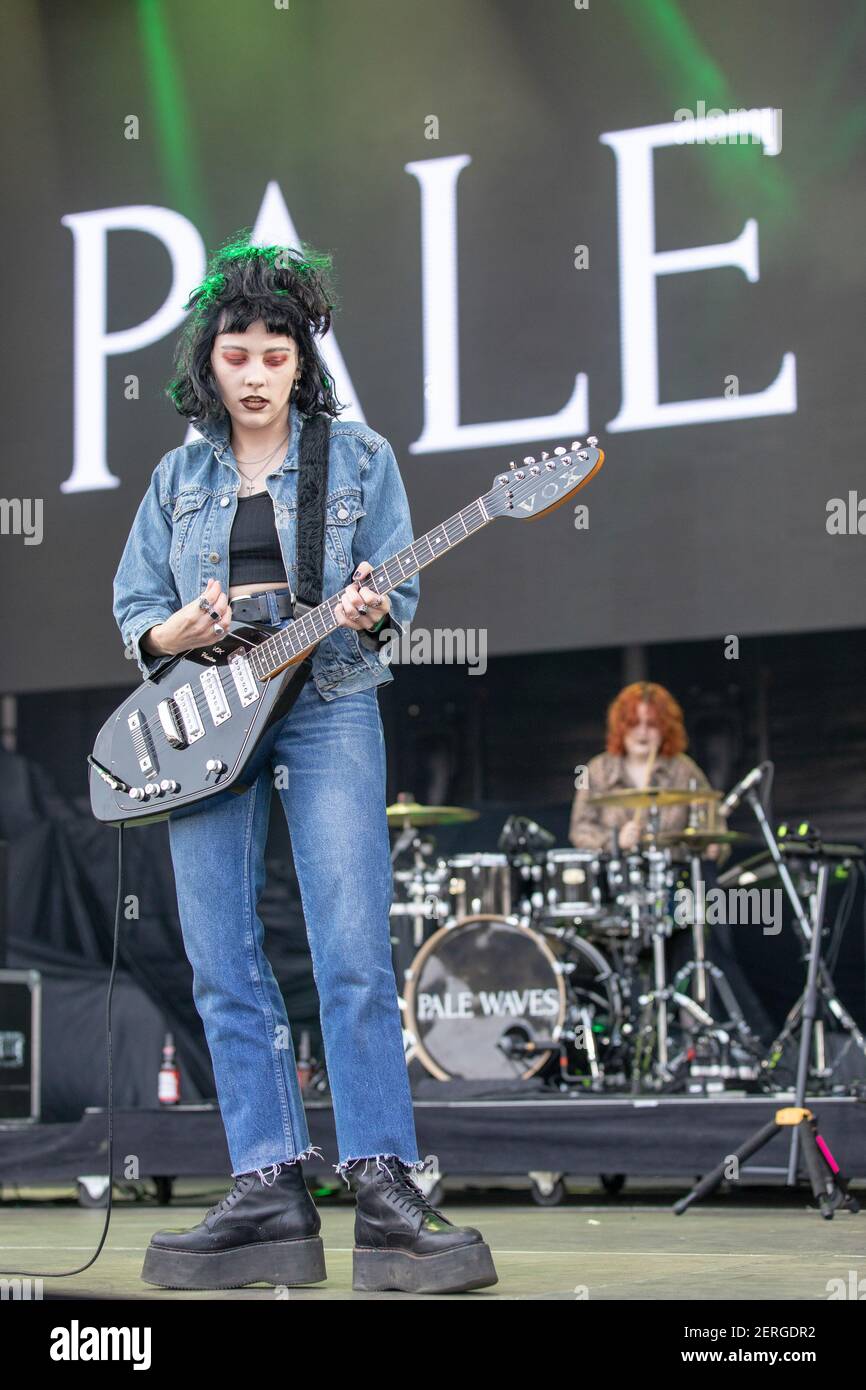 Heather Baron-Gracie and Ciara Doran of Pale Waves during Outside Lands ...