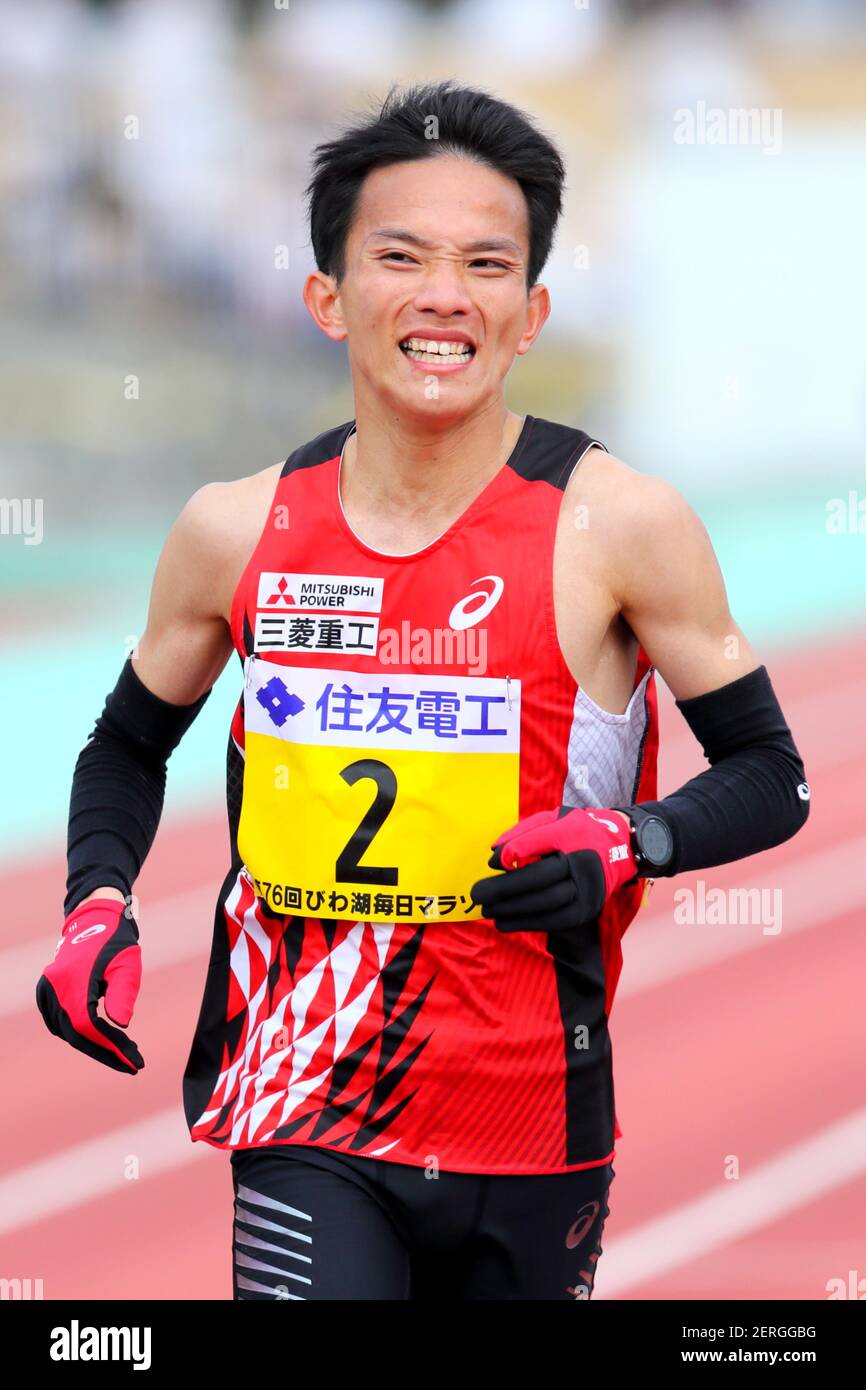 Shiga, Japan. 28th Feb, 2021. Hiroto Inoue Marathon : 2021 Lake Biwa ...