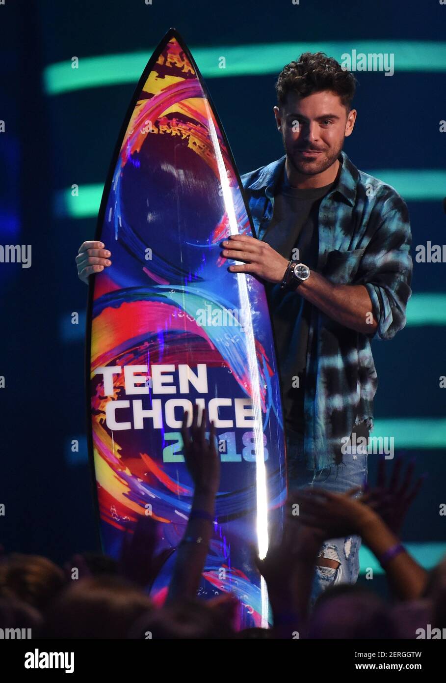 TEEN CHOICE 2018: Zac Efron onstage at TEEN CHOICE 2018 airing Sunday ...