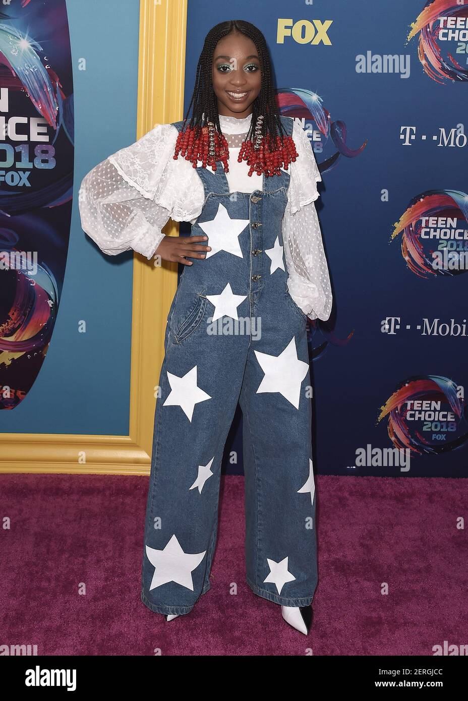 LOS ANGELES - AUGUST 12: Eris Baker at FOX's "Teen Choice 2018" at The Forum on August 12, 2018 ...