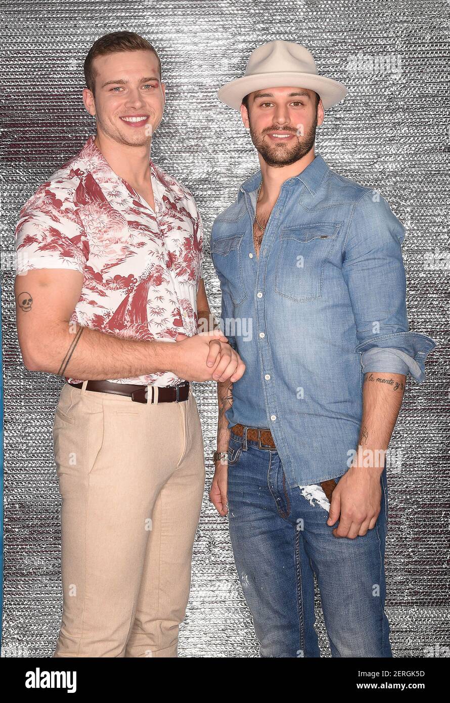 LOS ANGELES - AUGUST 12: Oliver Stark and Ryan Guzman attend FOX's ...