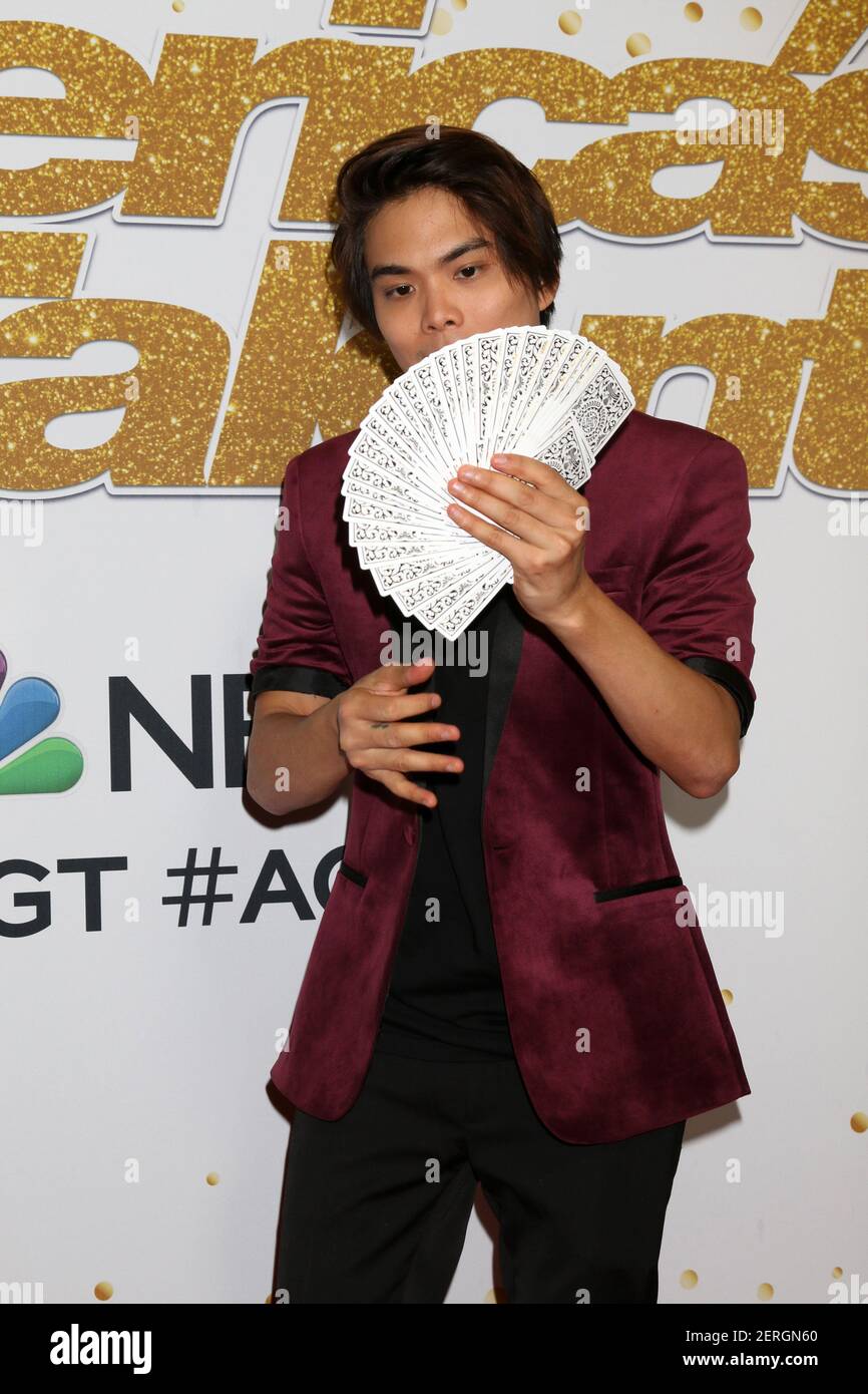 Shin Lim at the "America's Got Talent" Season 13 Live Show Red Carpet ...