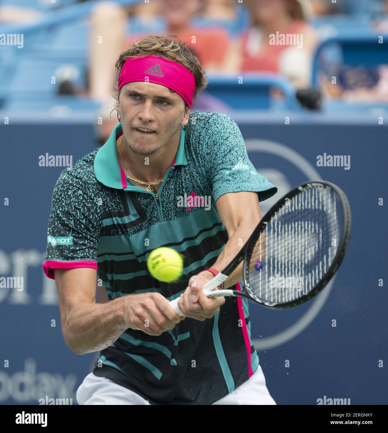 August 15,2018: Alexander Zverev (GER) loses to Robin Haase (NED) 5-7 ...