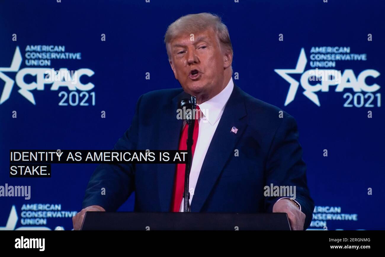 2021 cpac hi-res stock photography and images - Alamy
