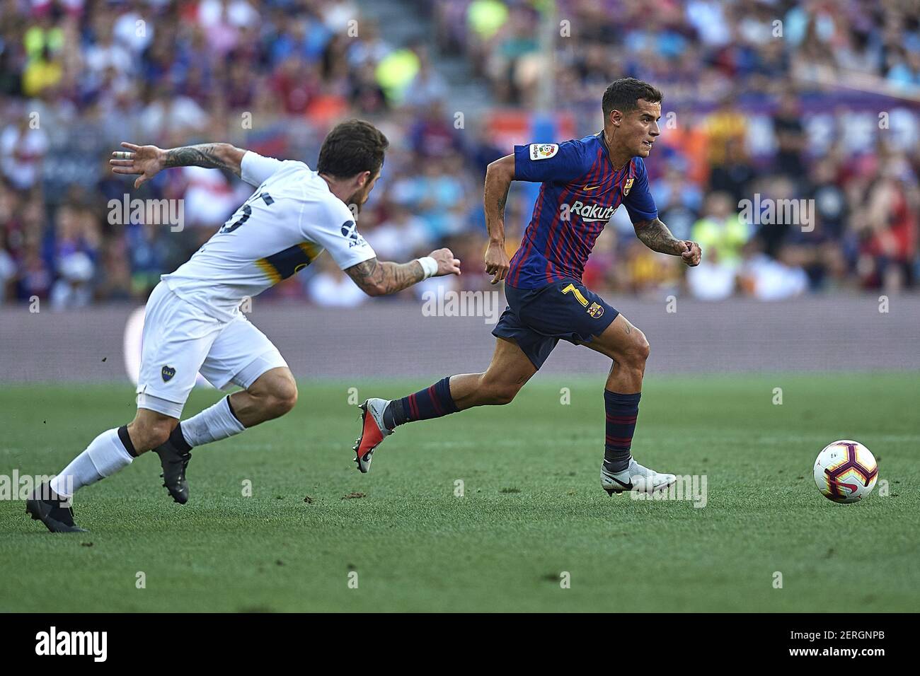 BARCELONA, 15-08-2018. Friendly match 2018-2019 season. Joan Gamper ...