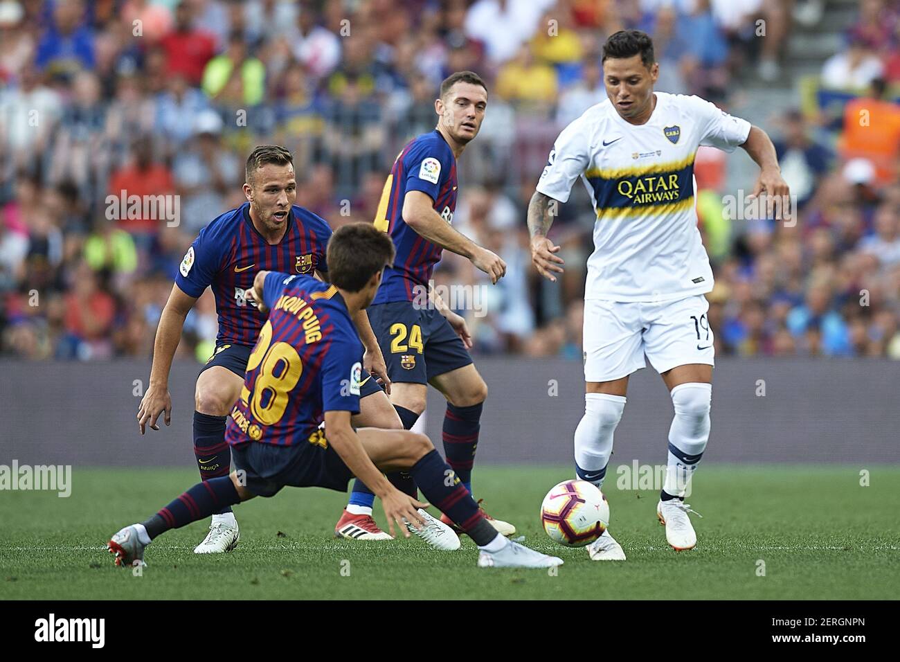 BARCELONA, 15-08-2018. Friendly match 2018-2019 season. Joan Gamper ...