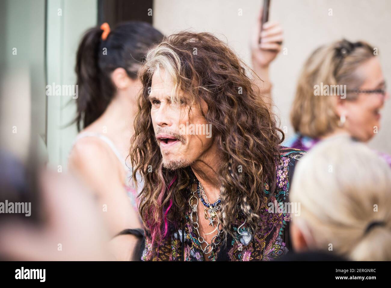 Steven Tyler of Aerosmith arrives at NBC's 'Today' show at Rockefeller ...