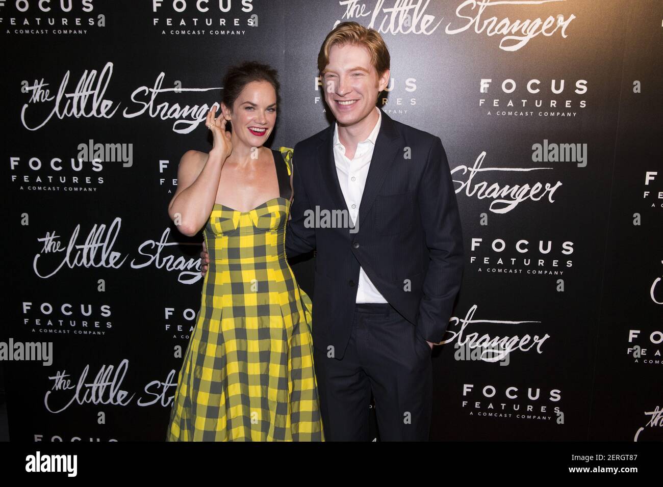 Ruth Wilson and Domhnall Gleeson attending the New York premiere of The ...