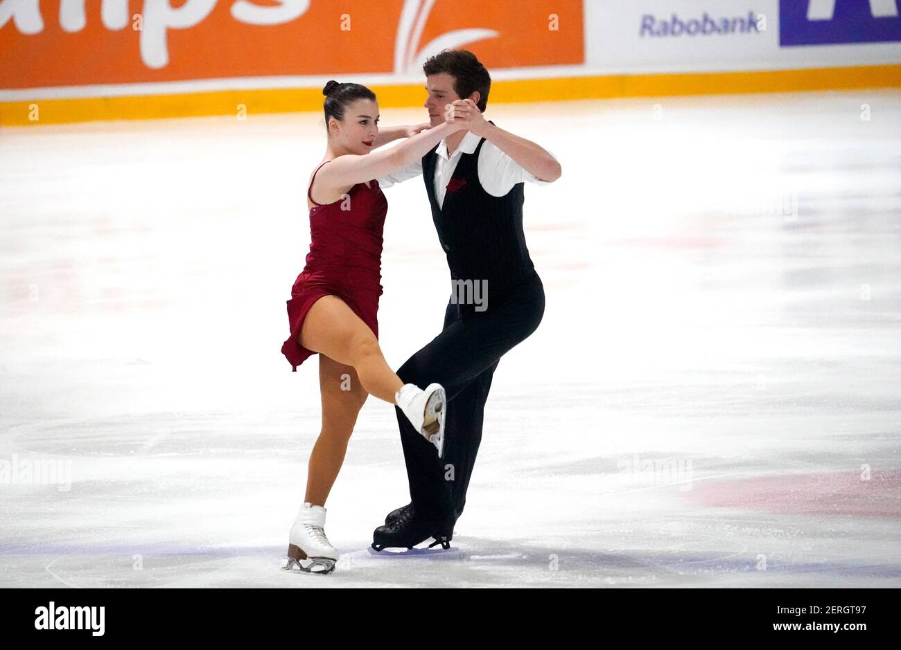 Daria DANILOVA/Michel TSIBA (NED) during Challenge Cup Figure Skating ...