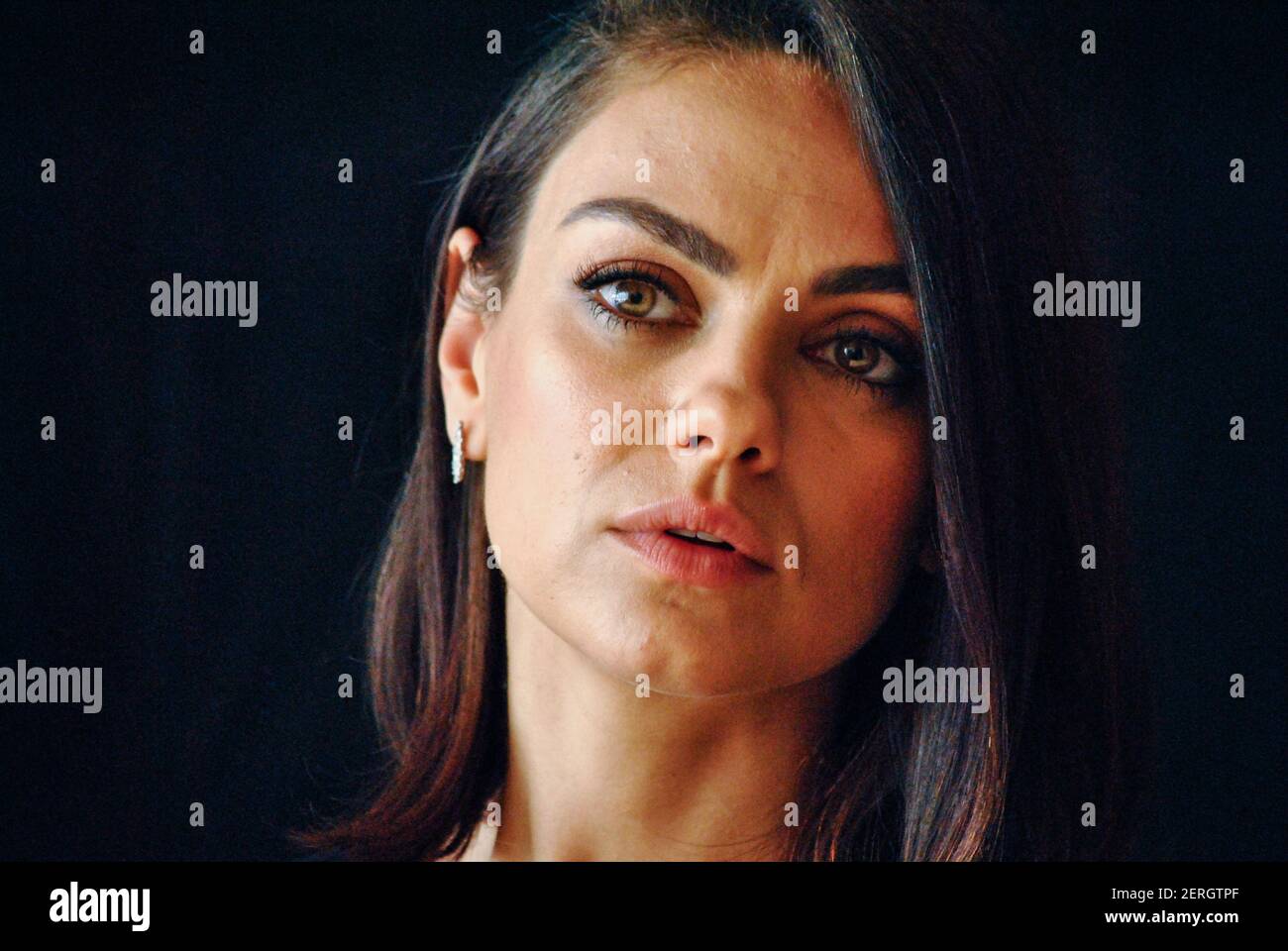 Mila Kunis at the Hollywood Foreign Press Association press conference ...