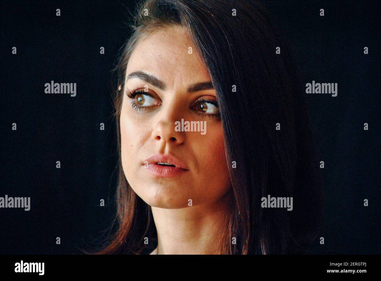 Mila Kunis at the Hollywood Foreign Press Association press conference ...