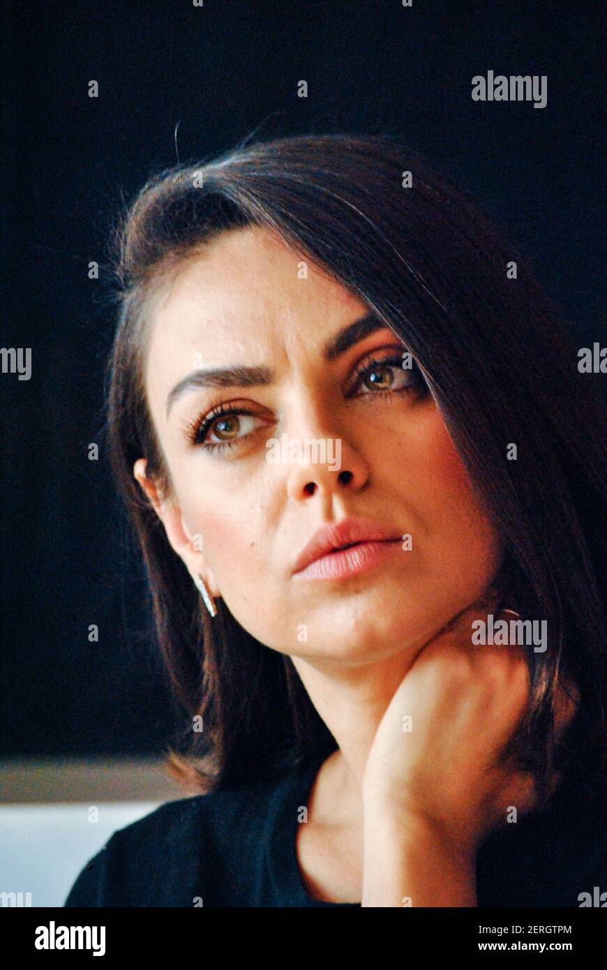 Mila Kunis at the Hollywood Foreign Press Association press conference ...