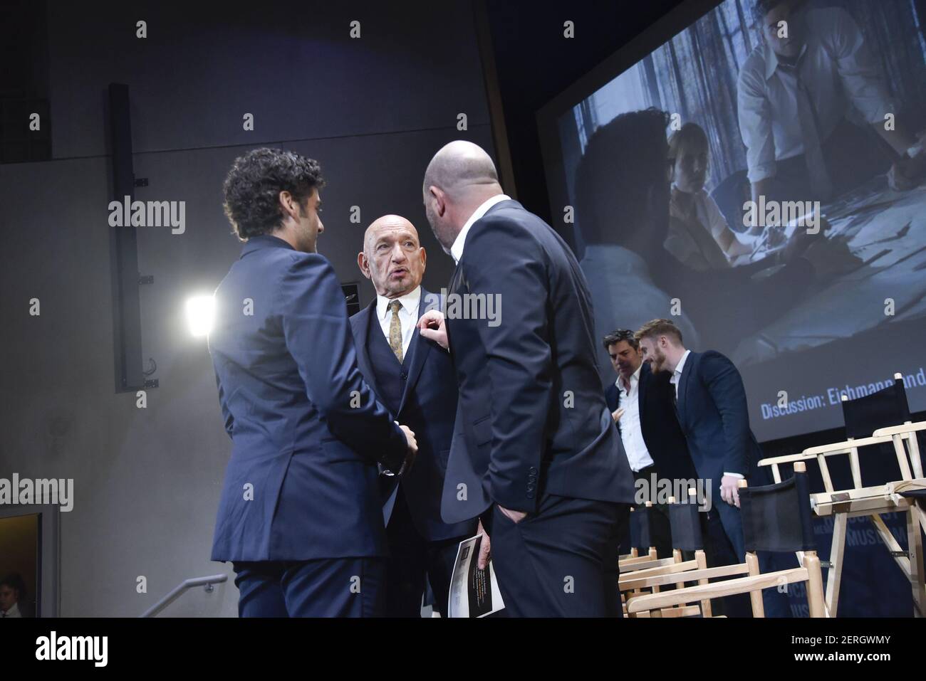 WASHINGTON, DC AUG 15: Actor Sir Ben Kingsley, actor Oscar Isaac, and ...