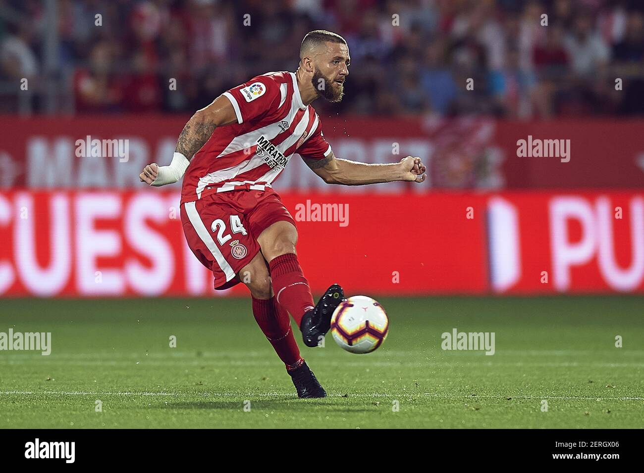 GIRONA, 17-08-2018. LaLiga 2018/ 2019, date 1. David Timor of Girona FC ...