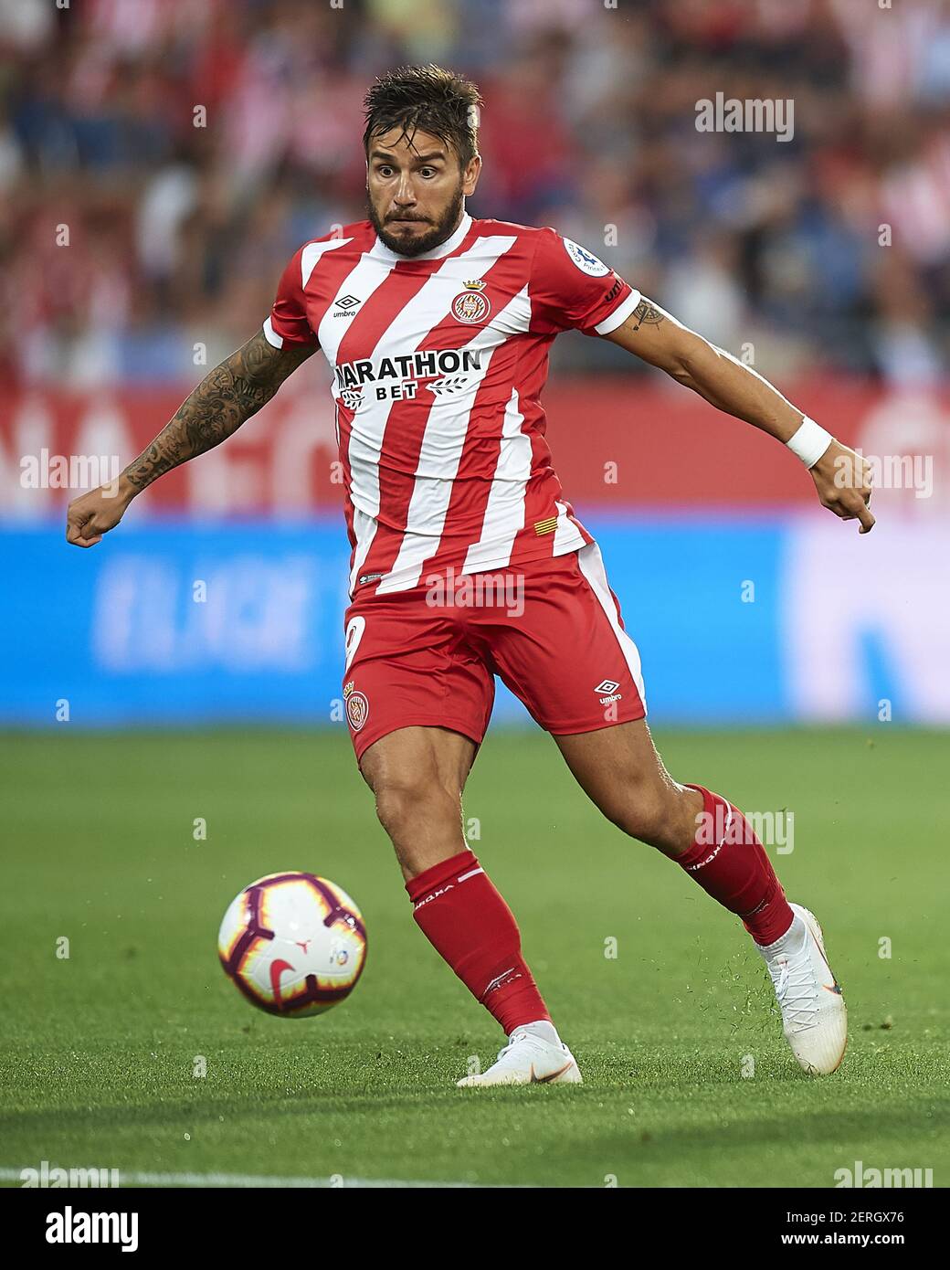 GIRONA, 17-08-2018. LaLiga 2018/ 2019, date 1. Cristian Portugues Portu ...
