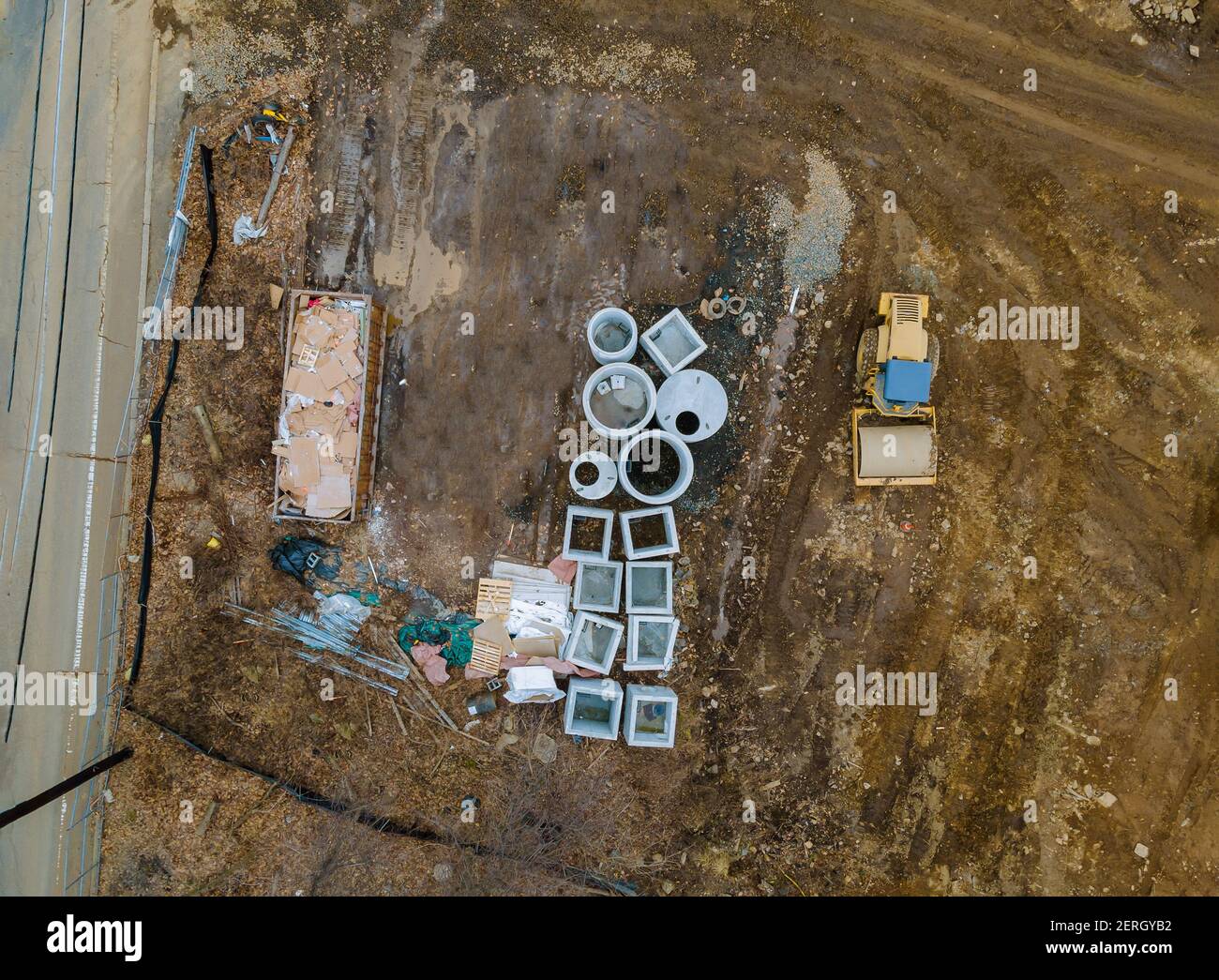 Concrete pipes to construct drainage systems on large cement drainage ...