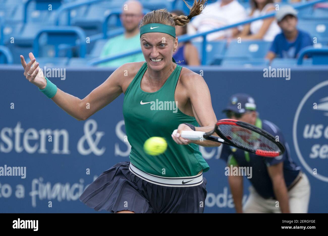 August 18,2018: Petra Kvitova (CZE) loses to Kiki Bertens (NED) 3-6, 6 ...