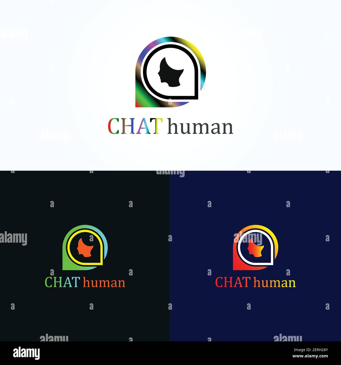 Human chatting for apps or websites Stock Vector Image & Art - Alamy