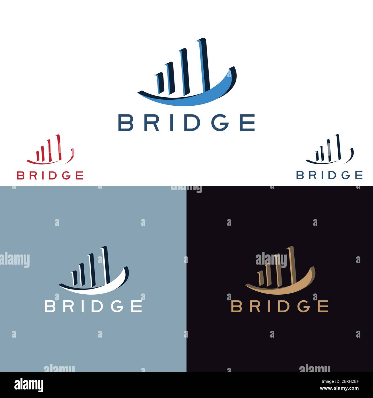 Bridge icon for apps or websites Stock Vector Image & Art - Alamy